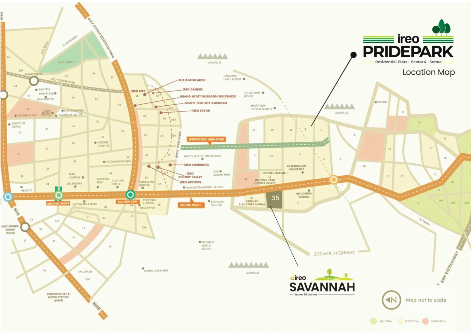 Ireo Pride Park Sector 4 Sohna DDJAY Affordable Plots Sector 4 Sohna