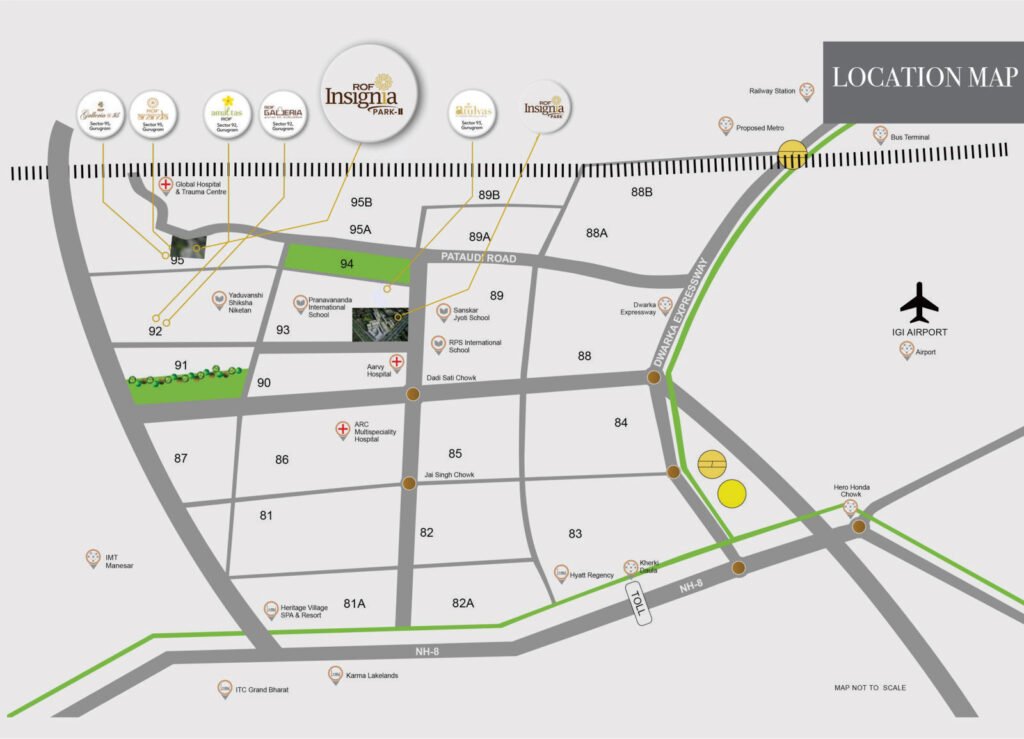 ROF Insignia Park 2 DDJAY Affordable Plots Sector 95 Gurgaon