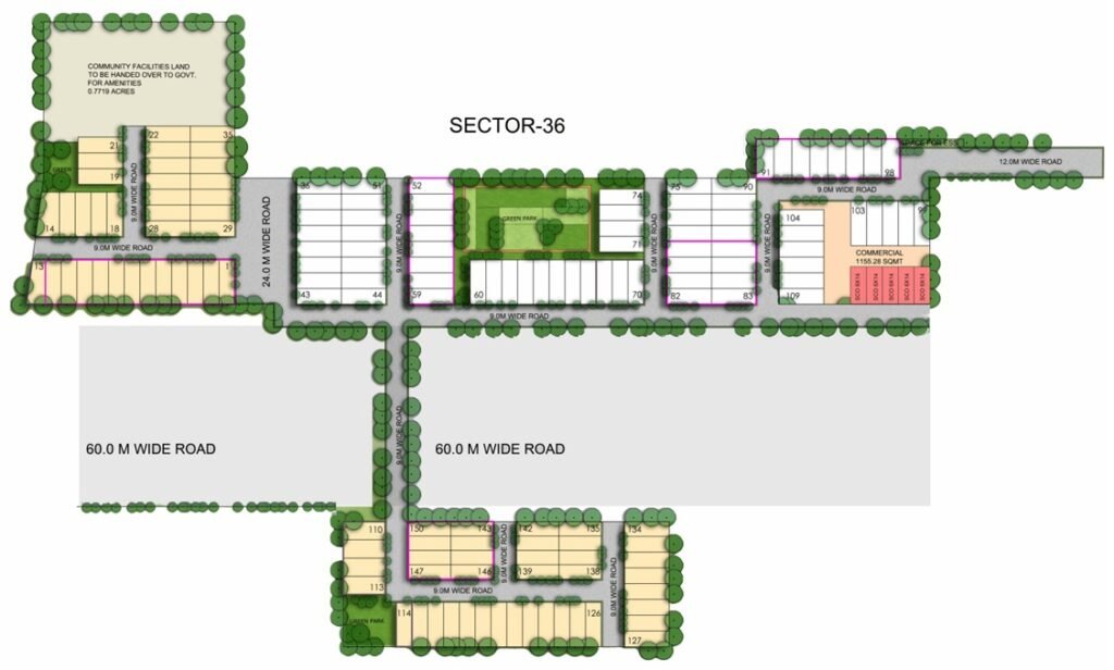 ROF JBP Green Meadows - DDJAY Plots Sector 35-36 Sohna